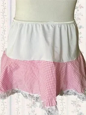 Skirts | Pink Ruffle Hello Kitty Mini Skirt With Lace Trim | Poshmark